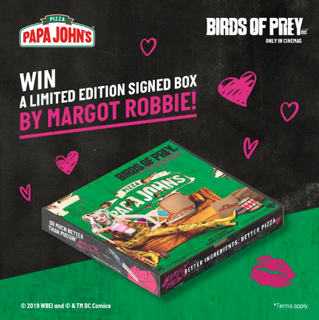 Papa Johns Pizza Box