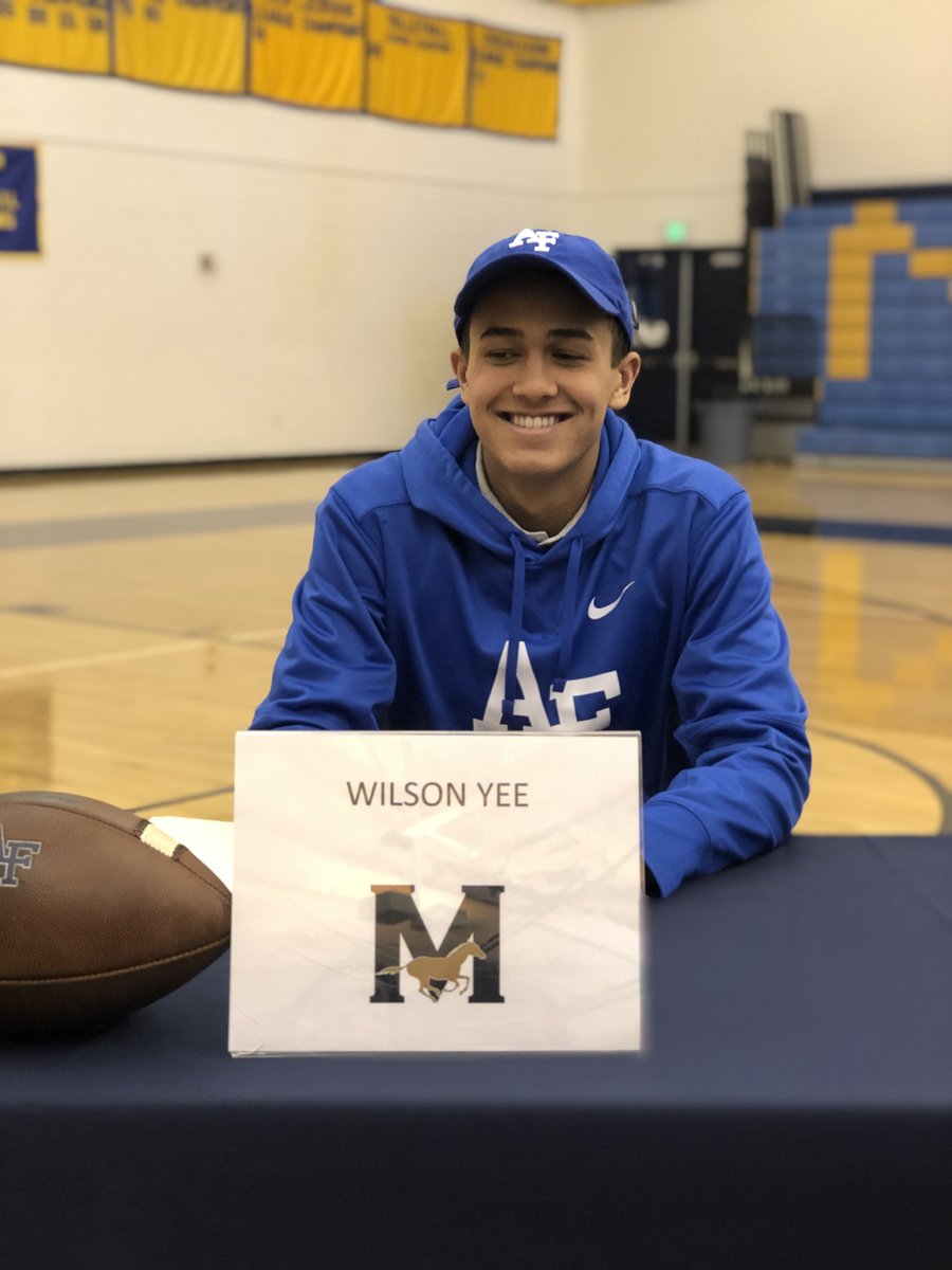 Yo: Mullen's Wilson Yee signs with Air Force for football. copreps ...