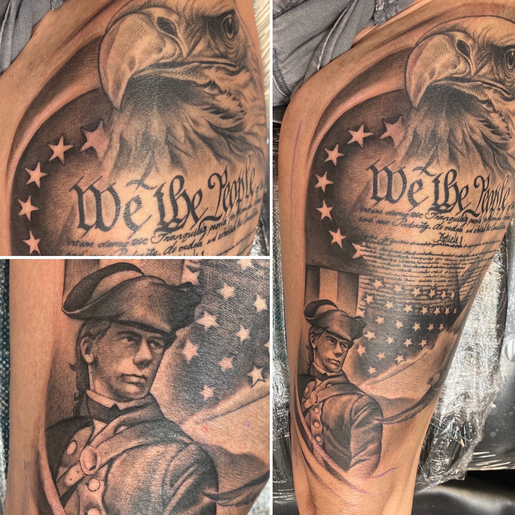 Constitution Sleeve Tattoo
