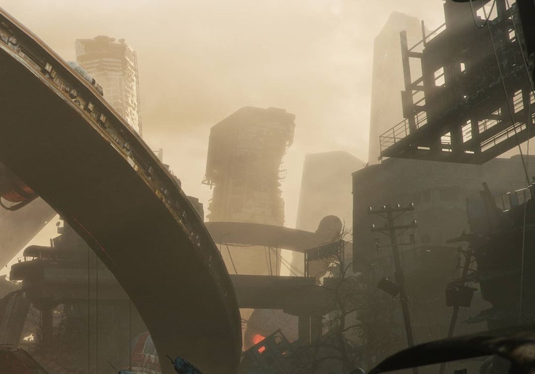 KitBash3D on Twitter: "A post-apocalyptic city as seen through the mind of Peter Lee (@itseoulit ...