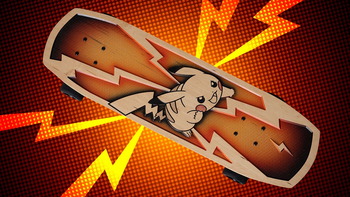 Check out this beautiful Pikachu skateboard from the Pokemon Center x ...