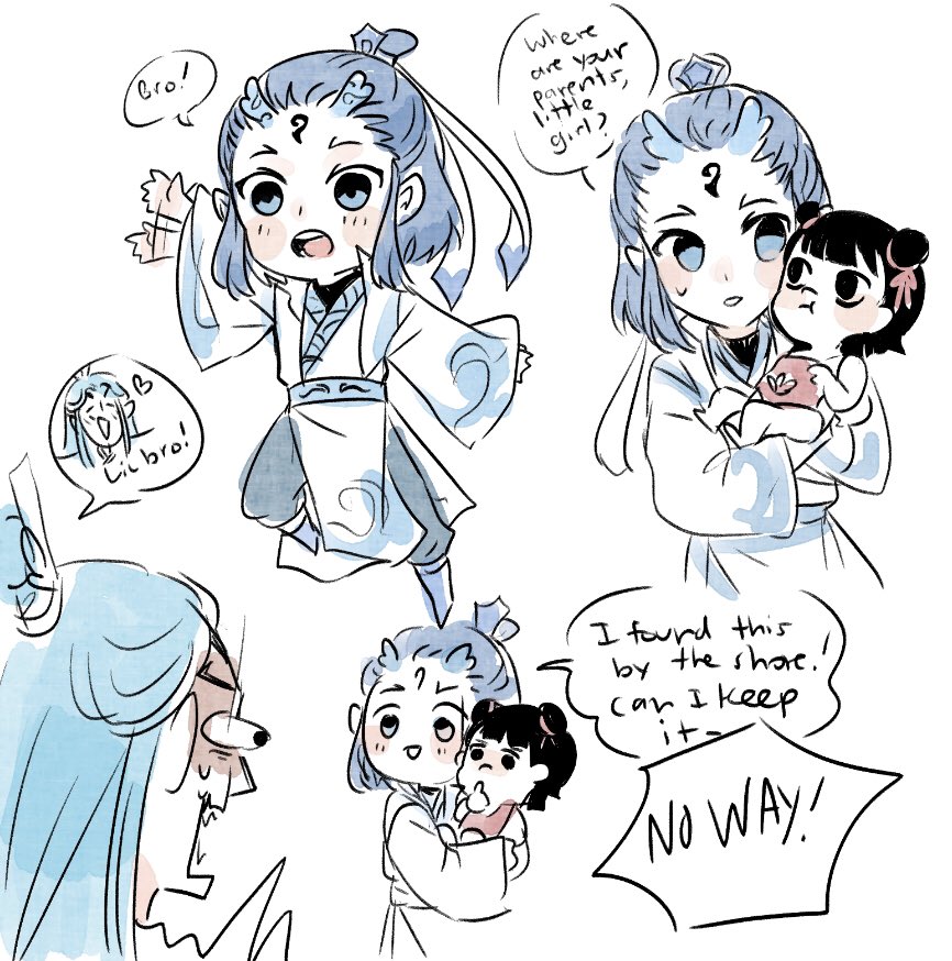 「Ao Bing and Ao Yi 」Chim 🌱 @AILA 8411の漫画