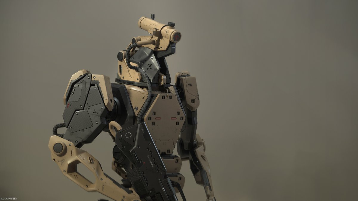 Robot Concept Art Military Concept Art Science Fiction Illustration Of