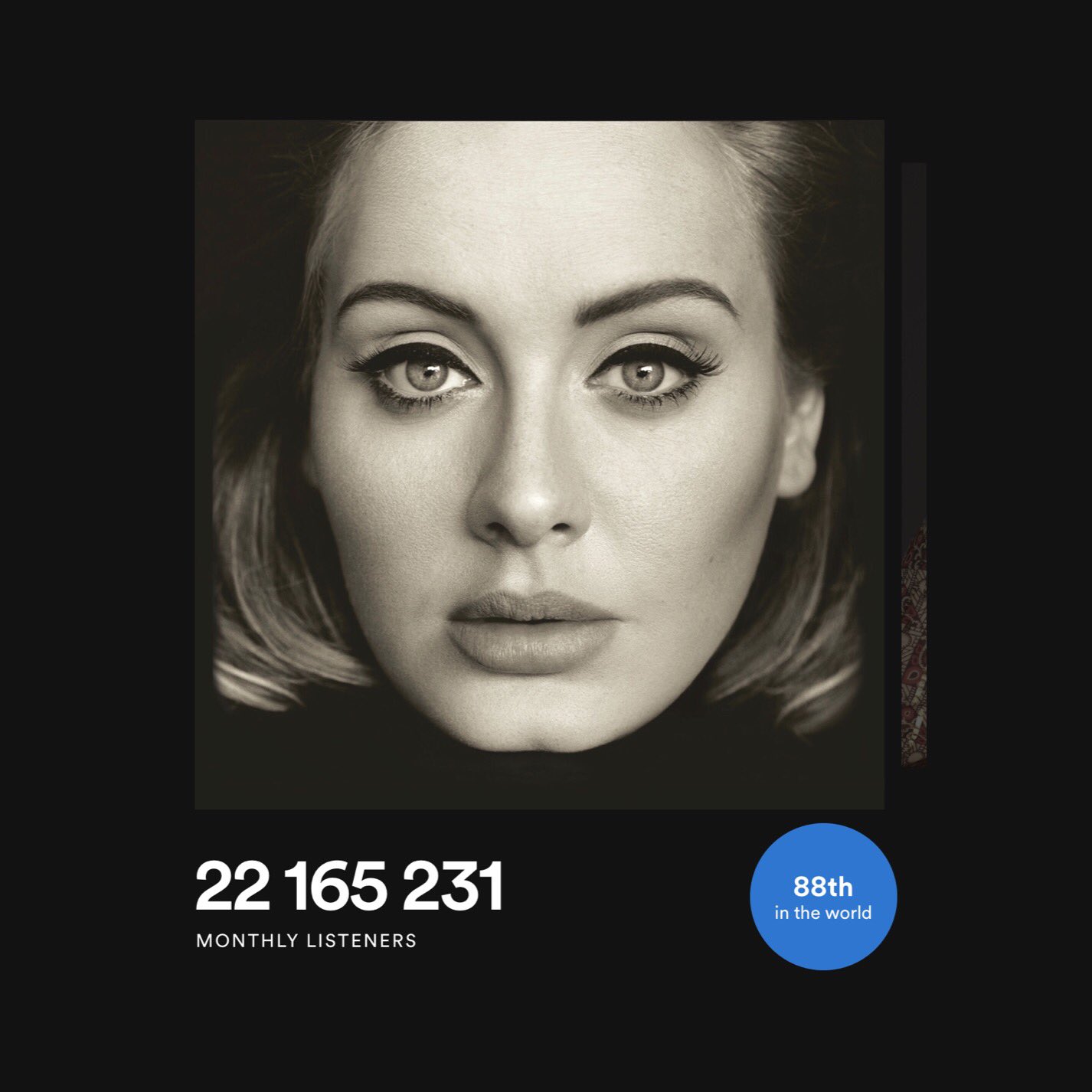 Adele Daily on Twitter: "Adele’s biography was just updated on her Spotify account. · Written by ...