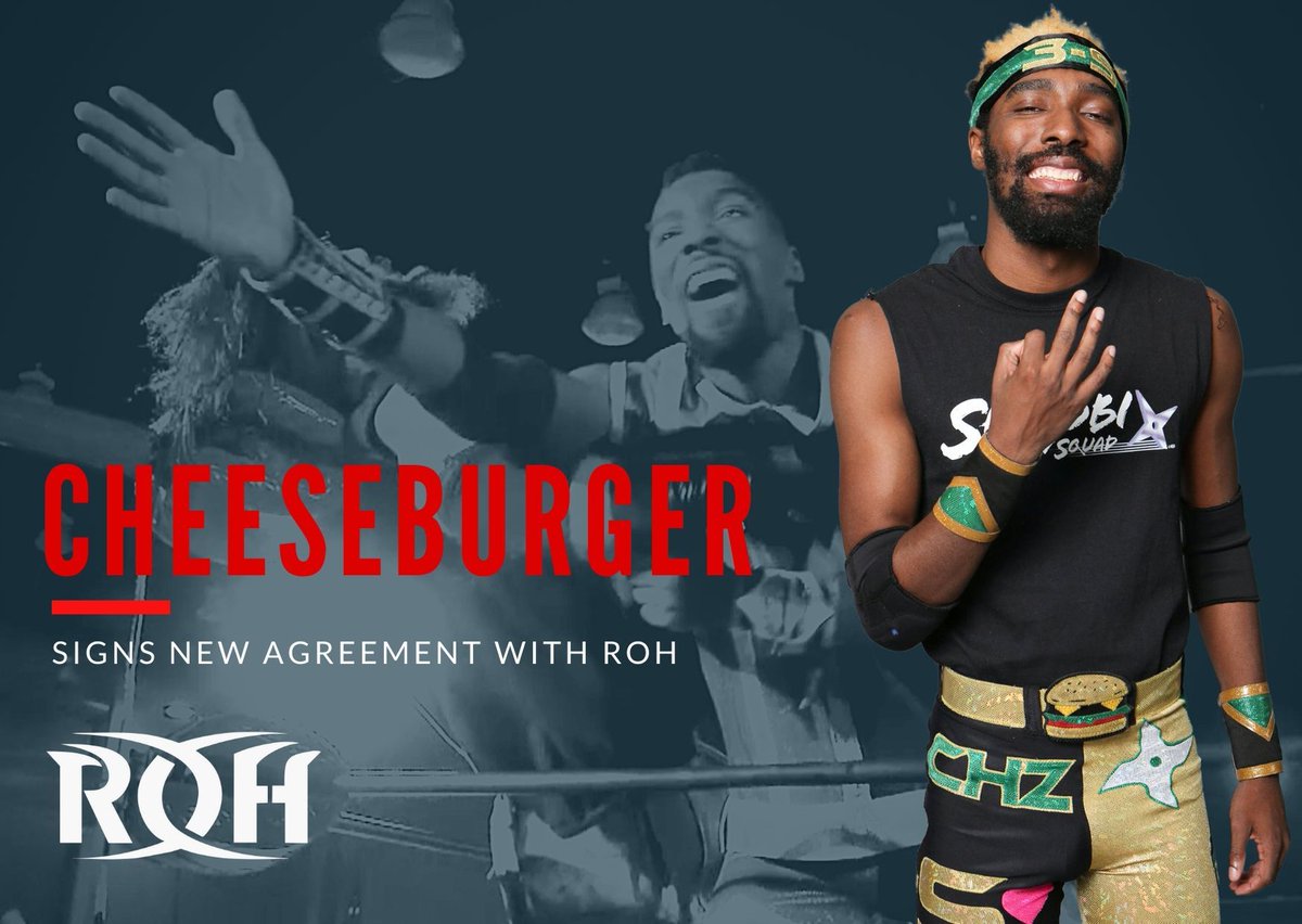 Cheeseburger Signs New ROH Contract, ROH Signs Adam Brooks - Wrestling Inc.
