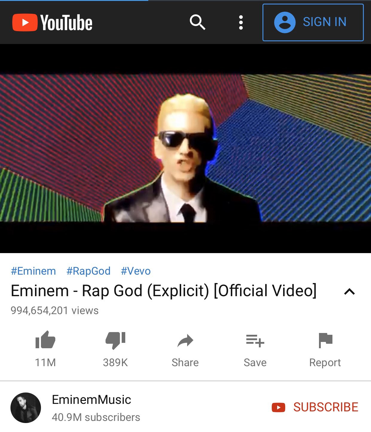Rap God Eminem Video