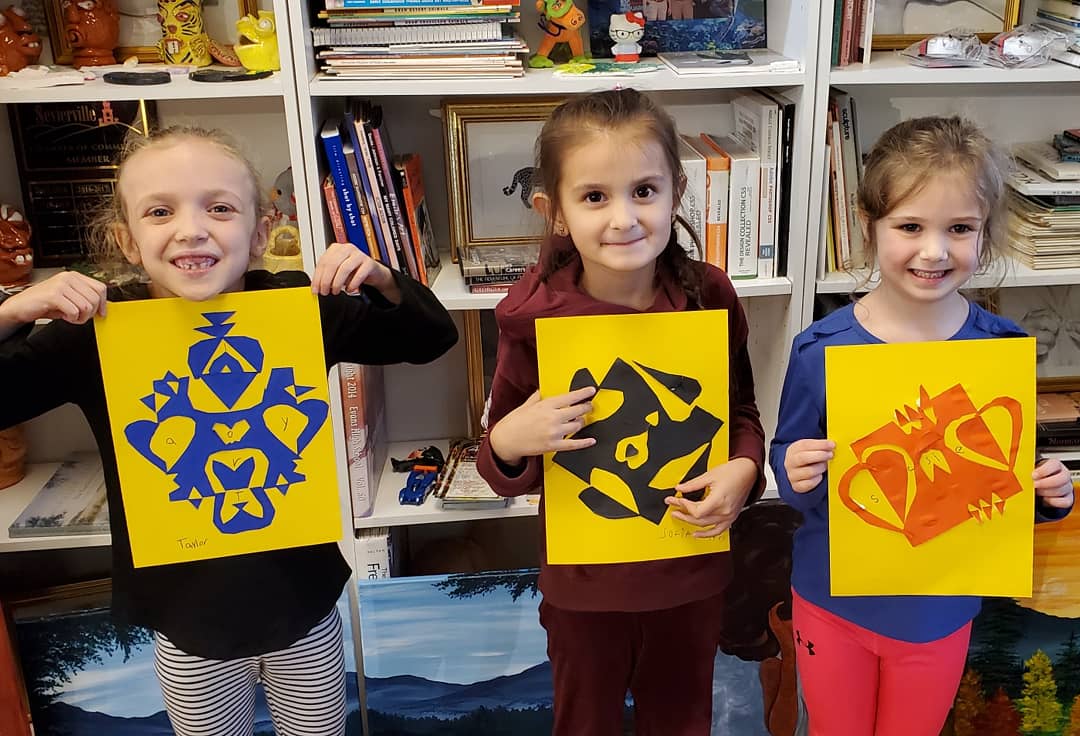 Positive Negative Art Lesson