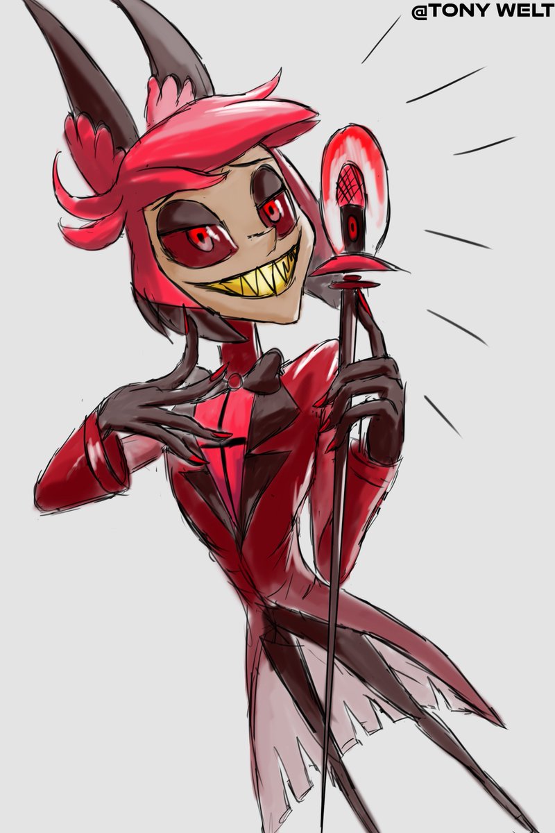 「Ladies and gentlemen sketch of Alastor! 」| Tony_Welt のイラスト