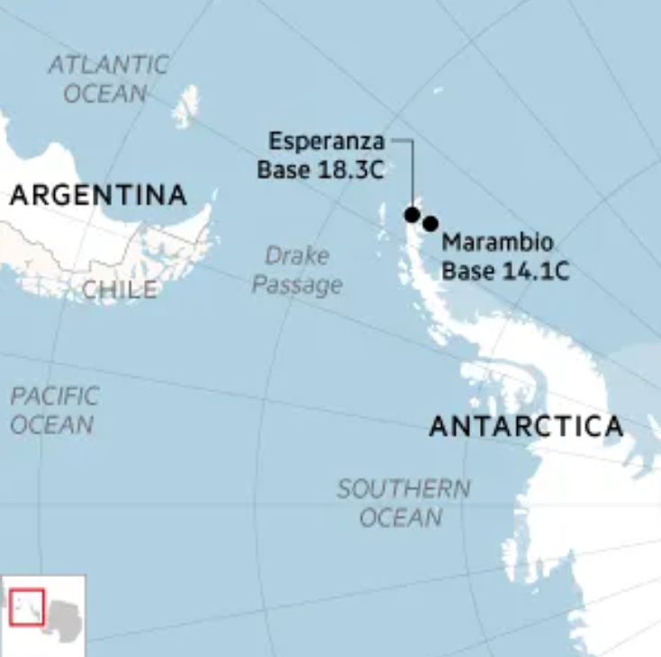 Esperanza Base Antarctica Map Mapping Renewable Energy Among Antarctic