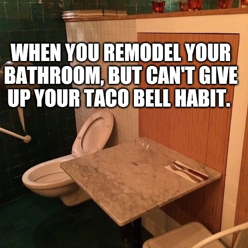 Taco Bell Bathroom Meme
