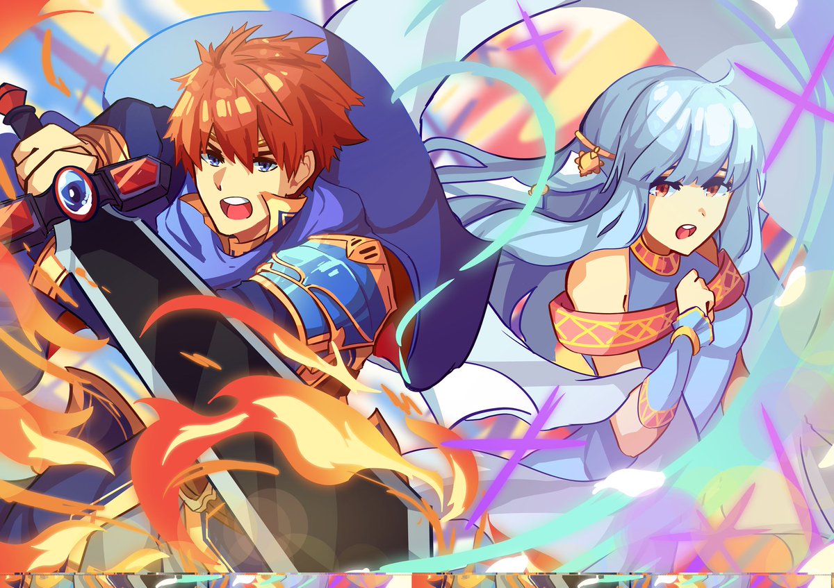 Fire Emblem Ninian And Eliwood