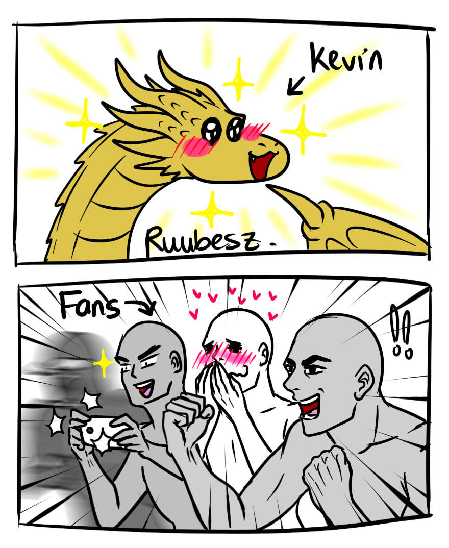 「Keep Your Hands Off Godzilla! Guess who drew the Godzilla ve」Ruubesz ...