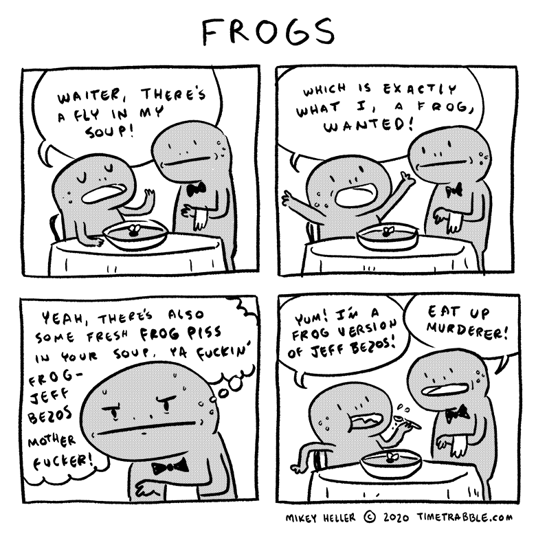 「i drew a comic about frogs 」|Mikey Hellerの漫画