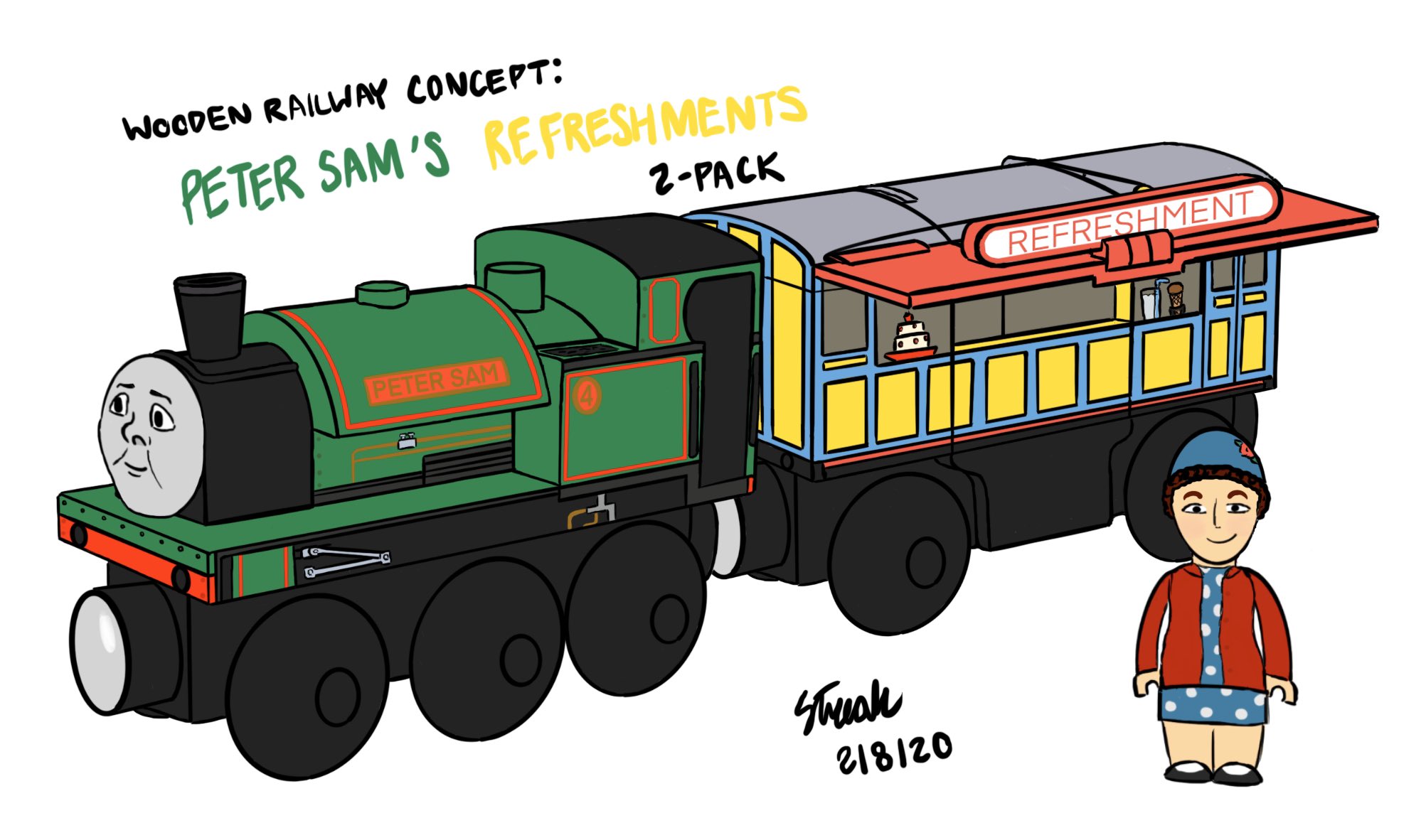 Thomas The Tank Engine Peter Sam And The Refreshment Lady