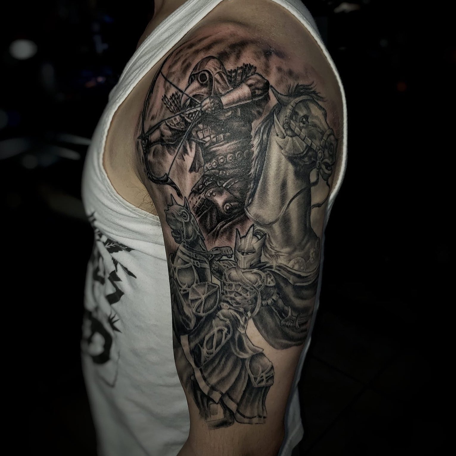 Apocalypse Sleeve Tattoos Benjamin Moss Tattoo — Apocalypse Tattoo