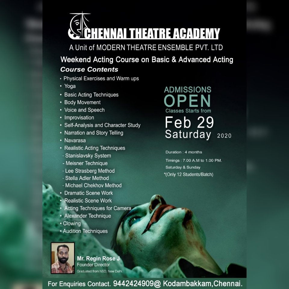Chennai Theatre Academy on Twitter: "#chennaitheatreacademy #CTA #cta # ...