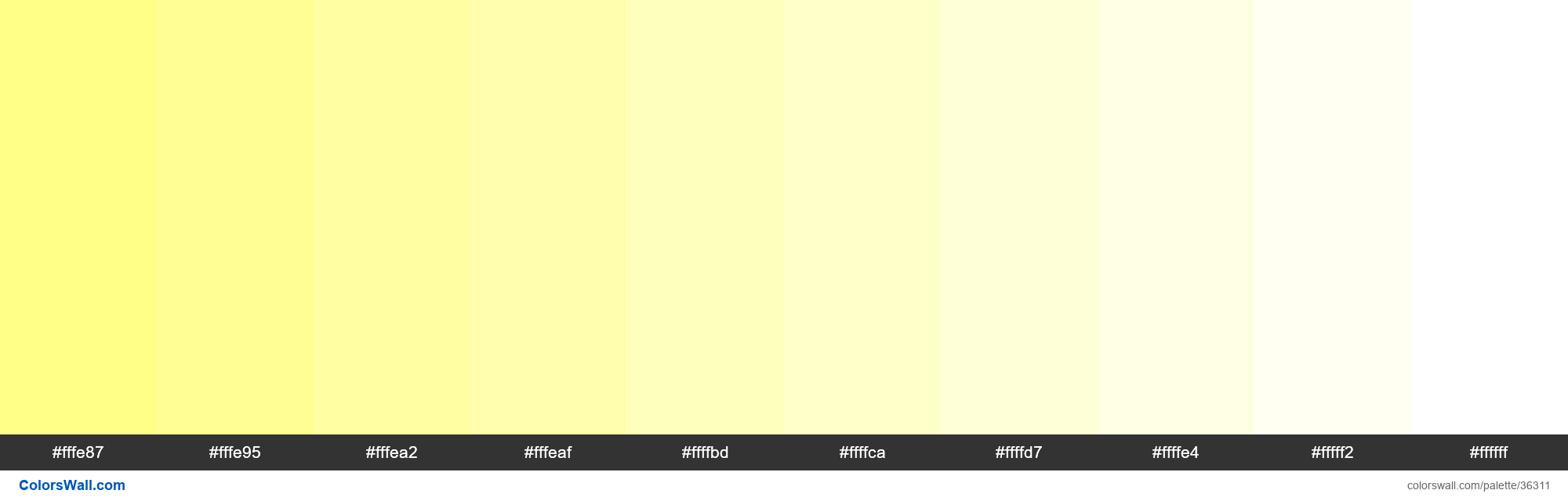 Bright Yellow Color Code