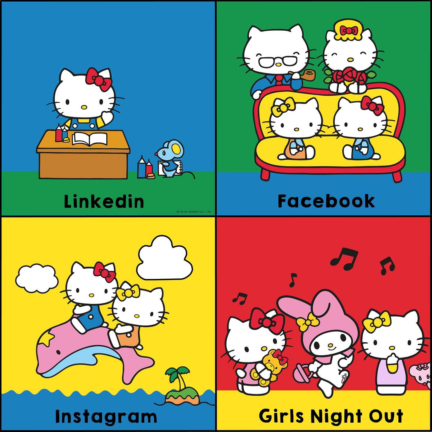 Facebook Stickers Kitty