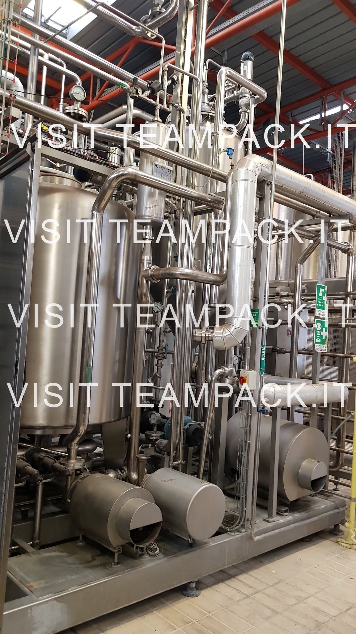 teampack srl on Twitter: "Available in our store:Complete system UHT on sale, group of storage ...