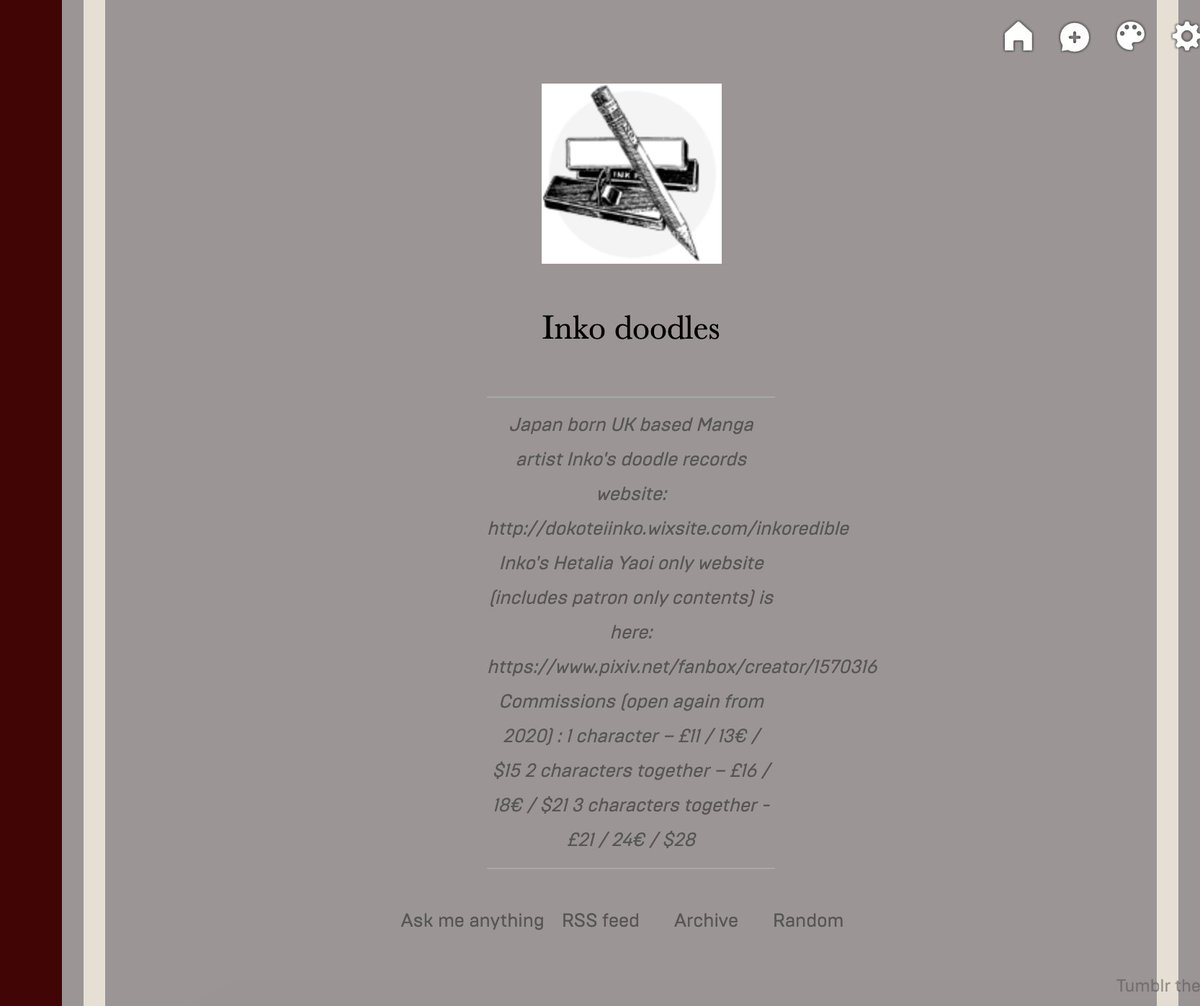 「If you're wondering if you can see my works on any other app」Inkoの漫画