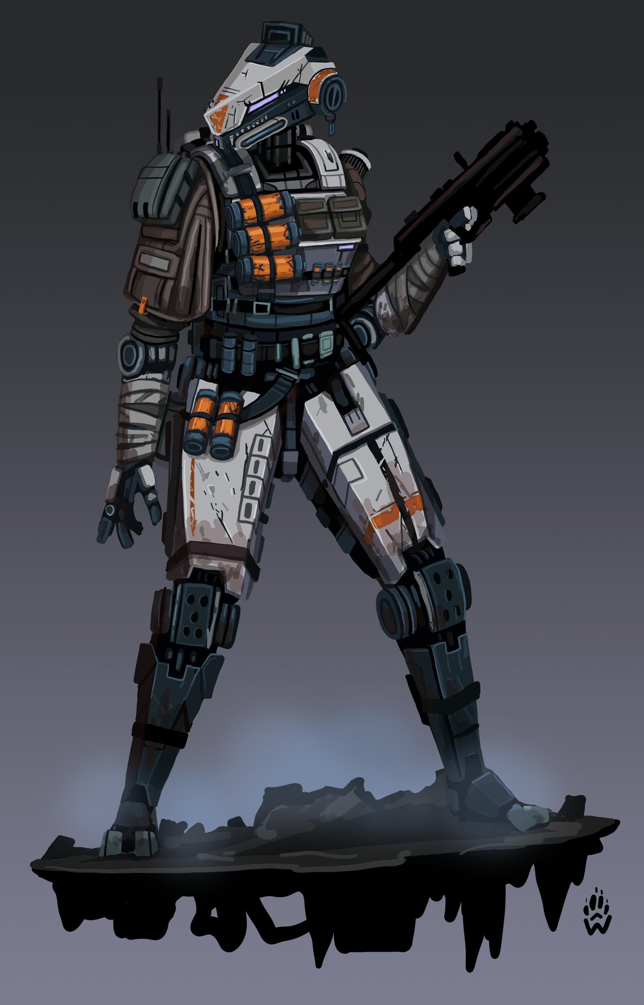 Titanfall Spectre Concept Art