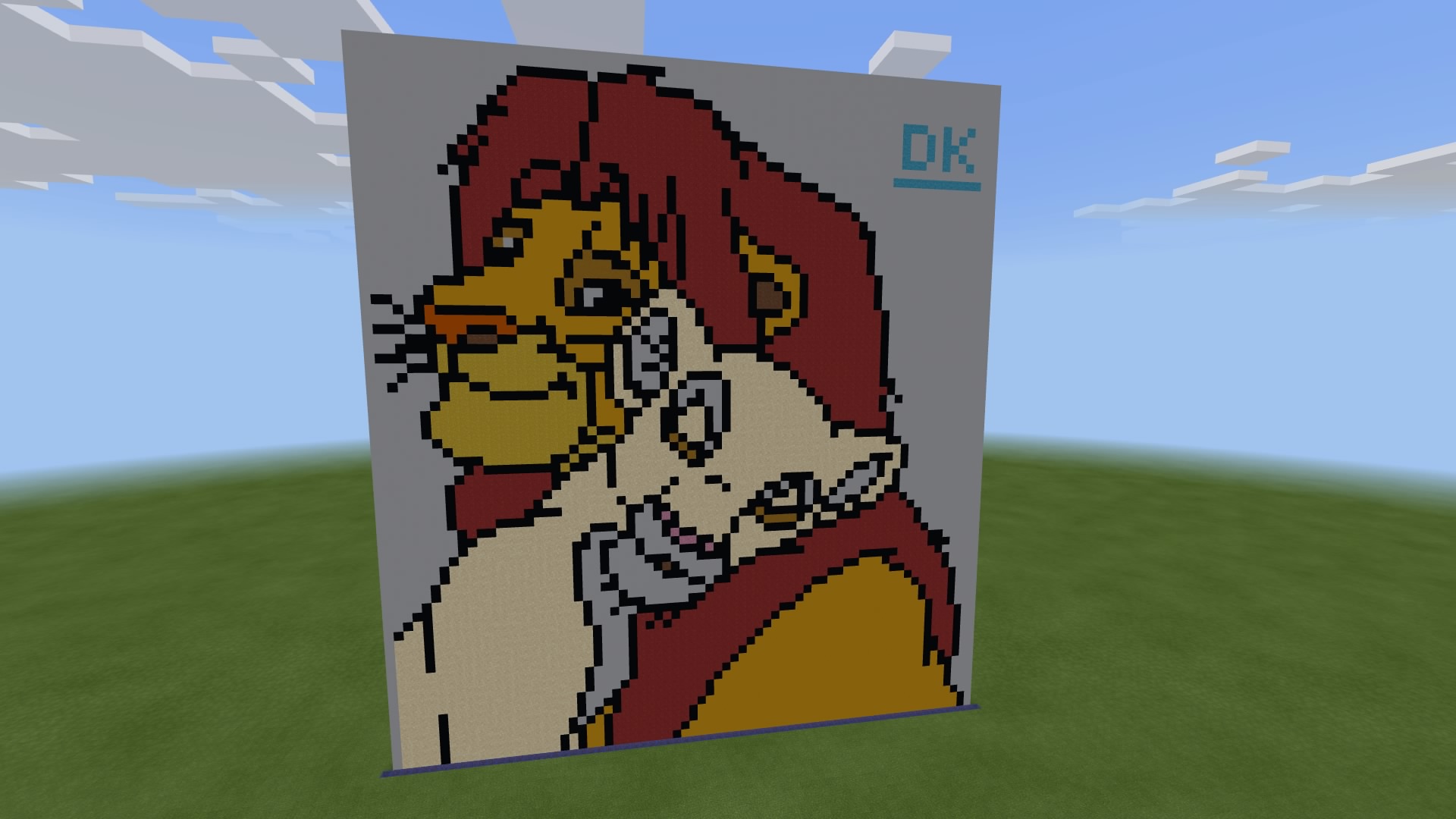 Minecraft Lion King