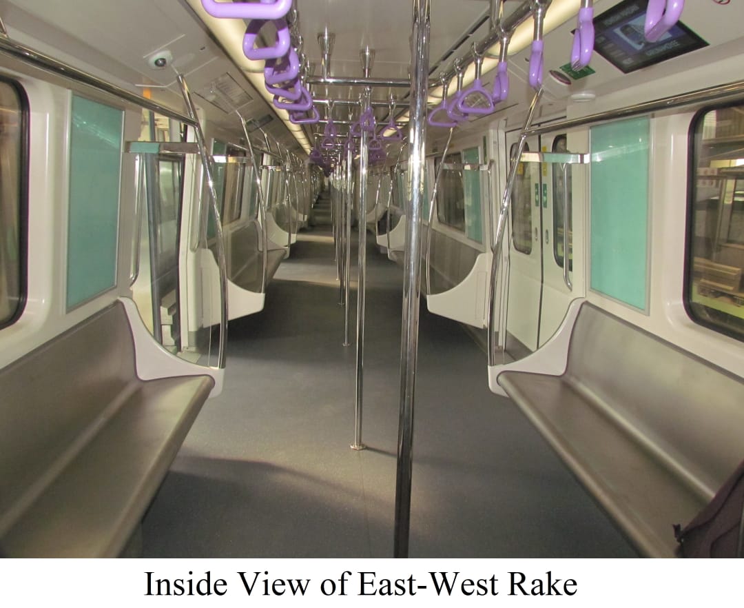Kolkata East West Metro Train