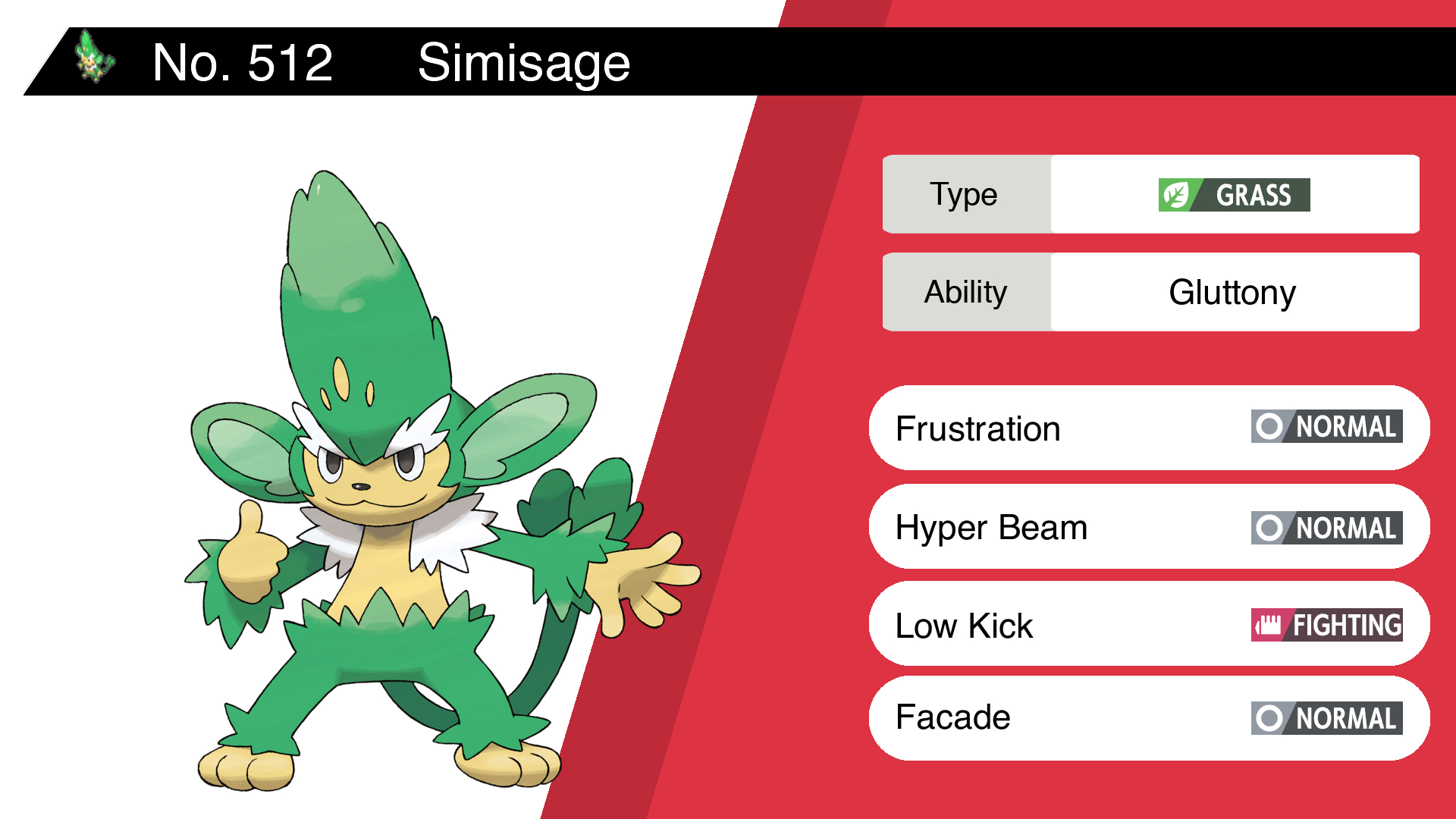Simisage Pokemon