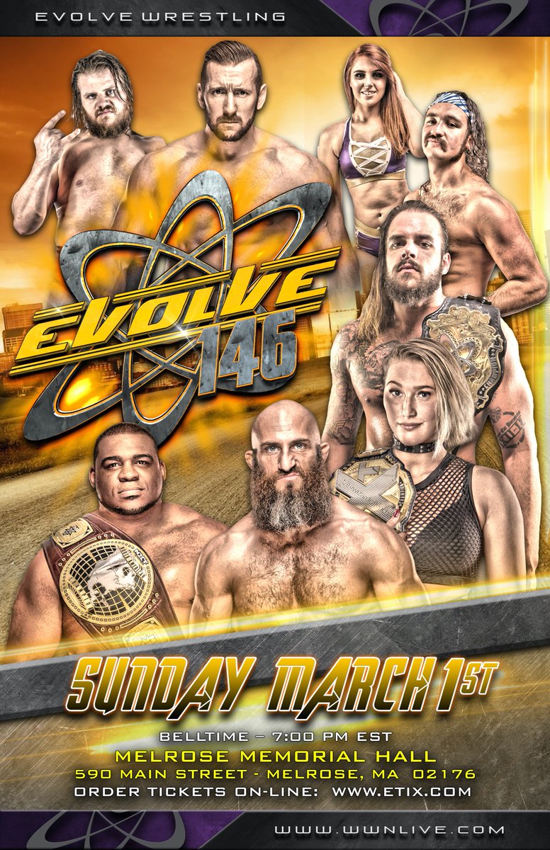 EVOLVE Wrestling Announces Several Matches For EVOLVE 145 & 146, NXT ...