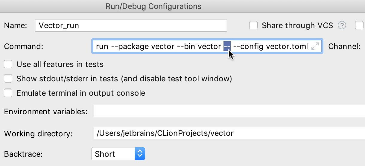 IntelliJ Rust on Twitter: "Wondering how to pass input arguments to your target inside a cargo ...