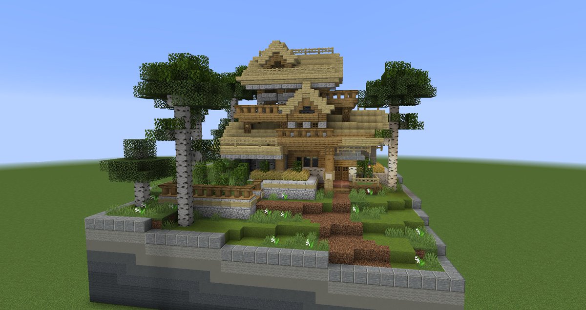 Minecraft Birch House Minecraft Starter House #88 | 3D Guide