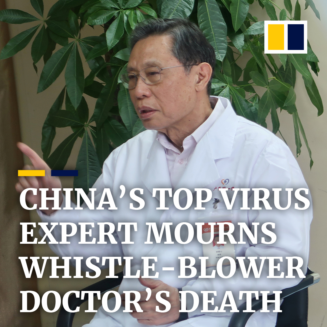 Top virus expert Zhong Nanshan praised coronavirus whistle-blower Dr Li ...