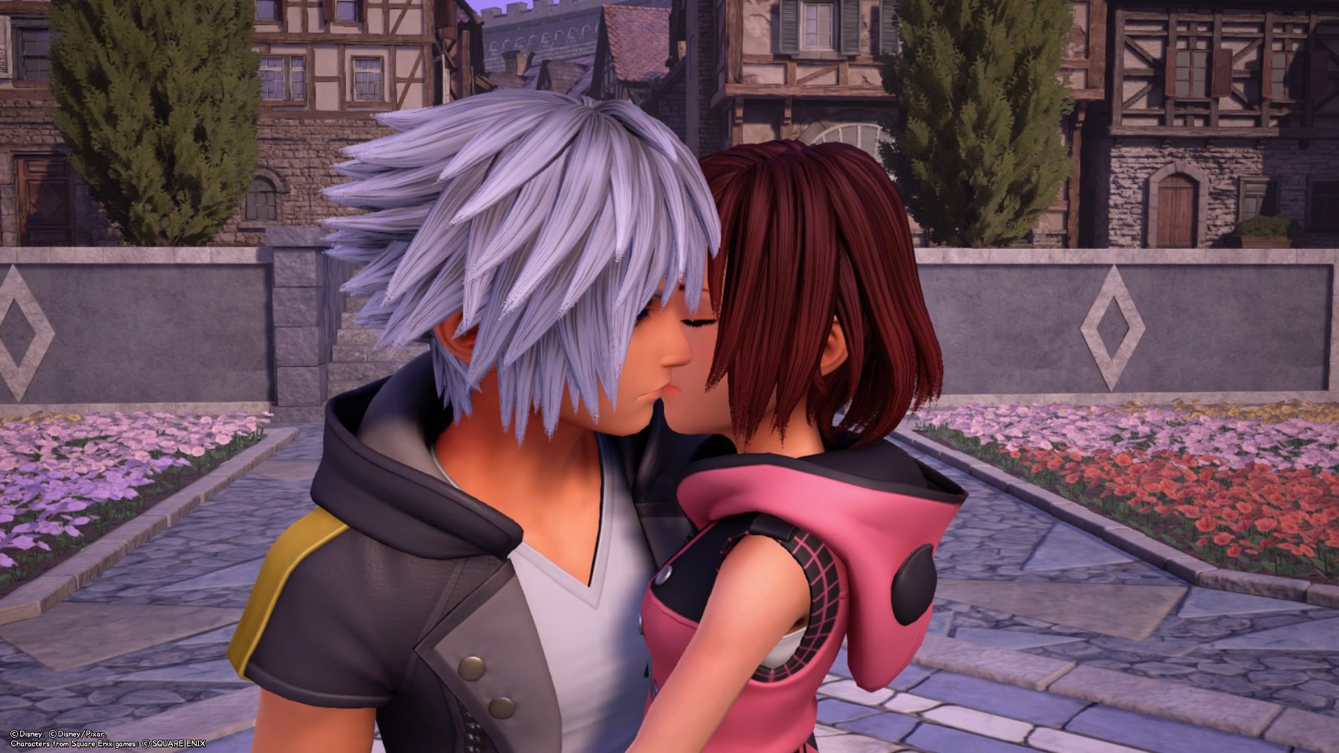 Kingdom Hearts Sora And Riku Kissing