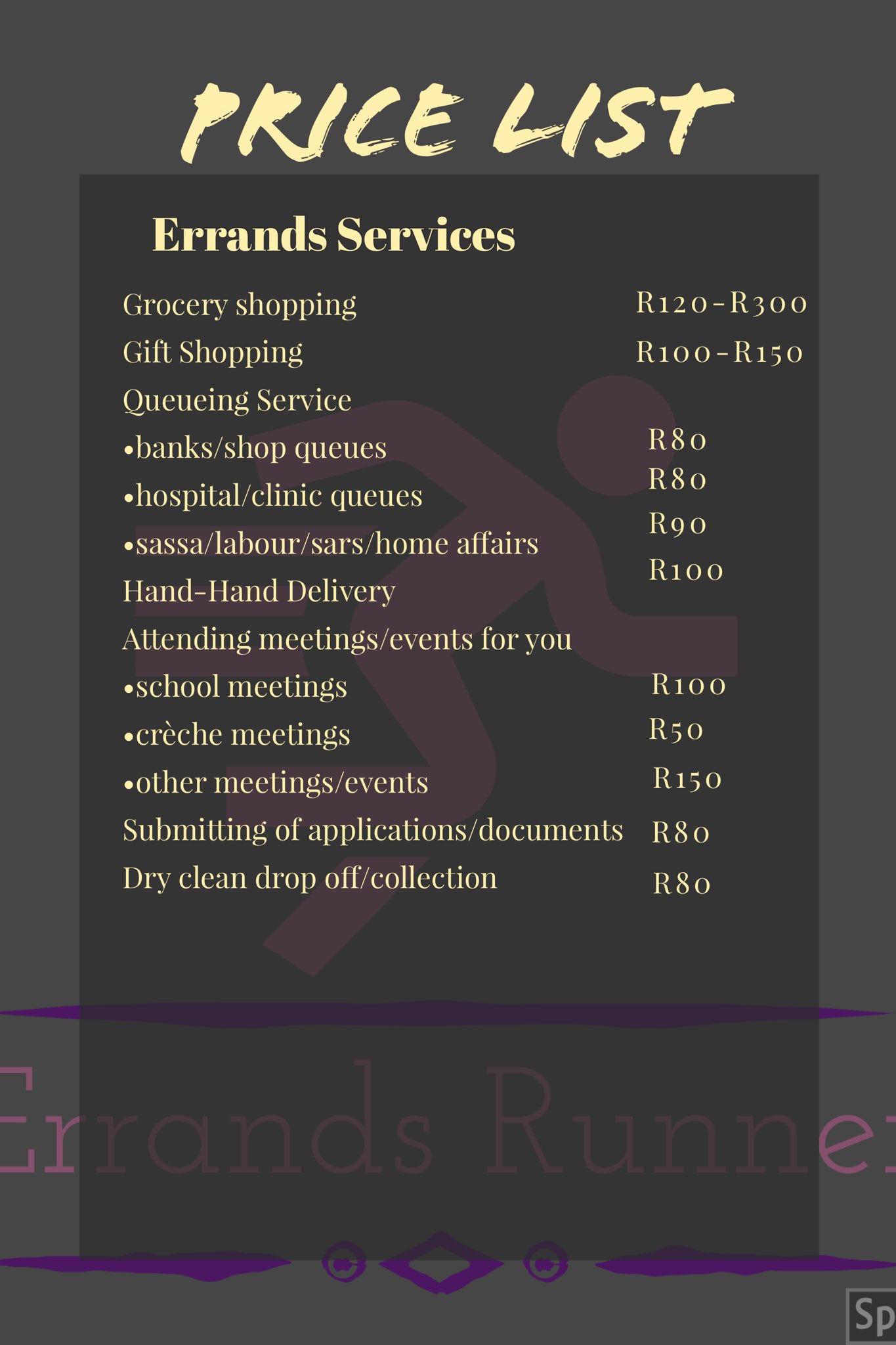 Amo.TheErrandsRunner on Twitter: "Let us assist you with your to-do list by running your errands ...