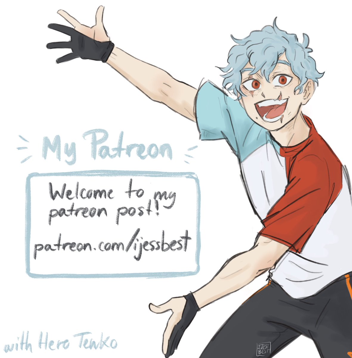 「So I updated my patreon and I made this post featuring my ba」Ijessbestの漫画