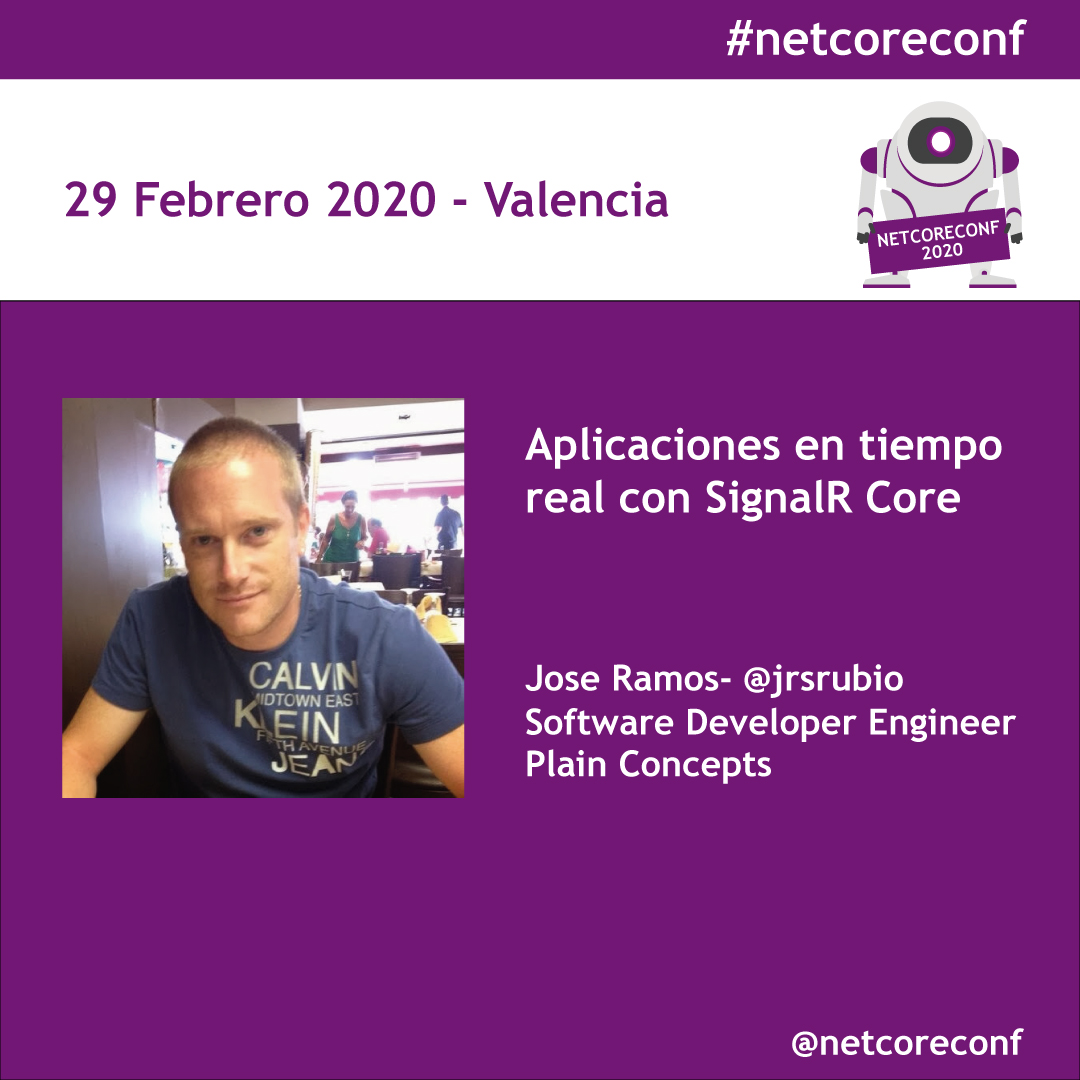 netcoreconf on Twitter: "📢AGENDA📢 Aplicaciones en tiempo real con SignalR Core by @jrsrubio ...