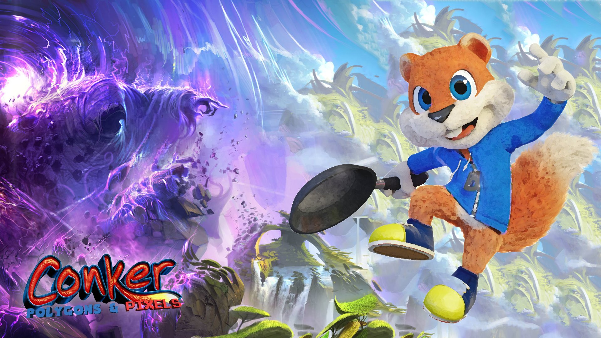Conkers Bad Fur Day Wallpaper