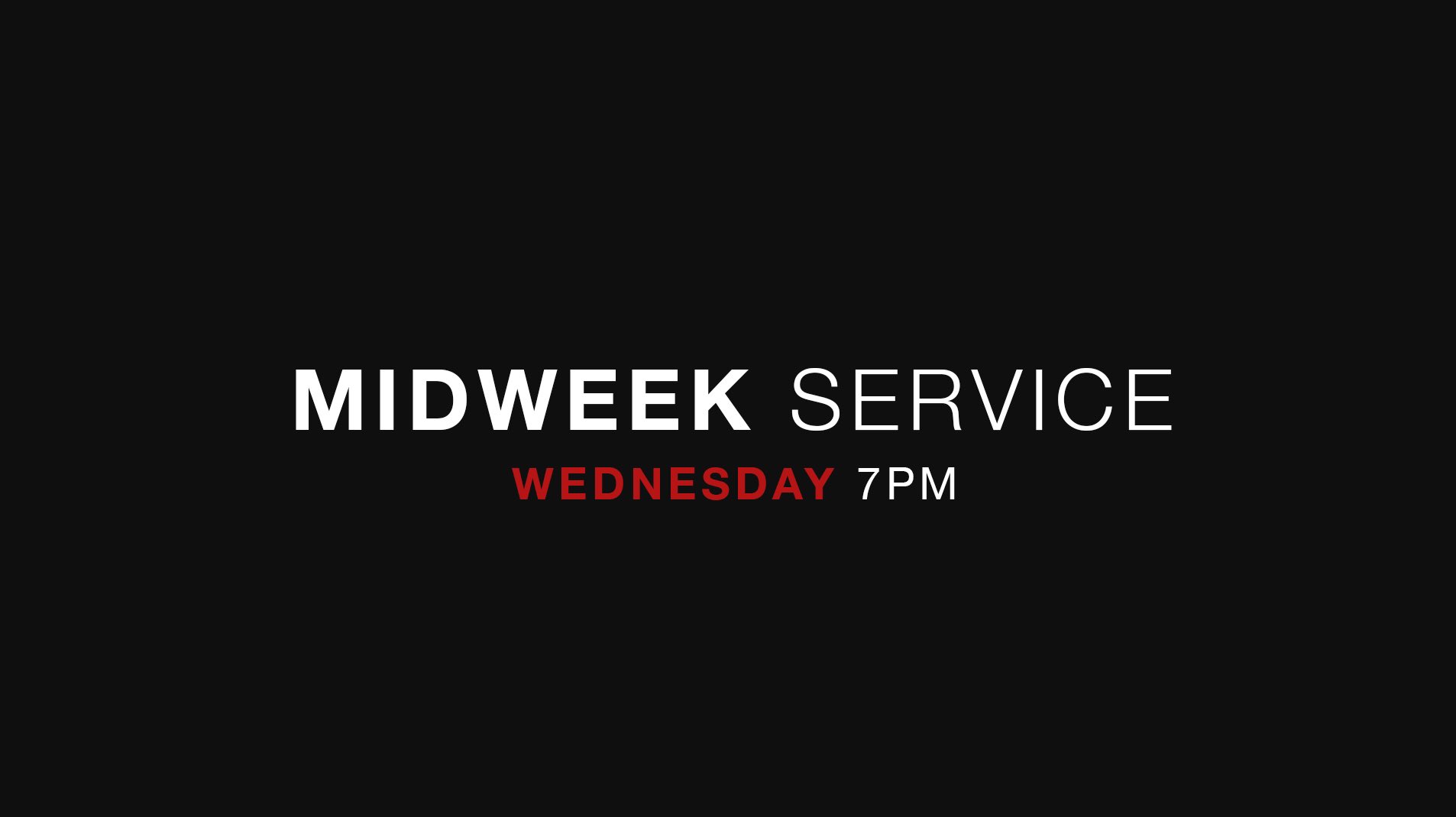 Mid Week Service