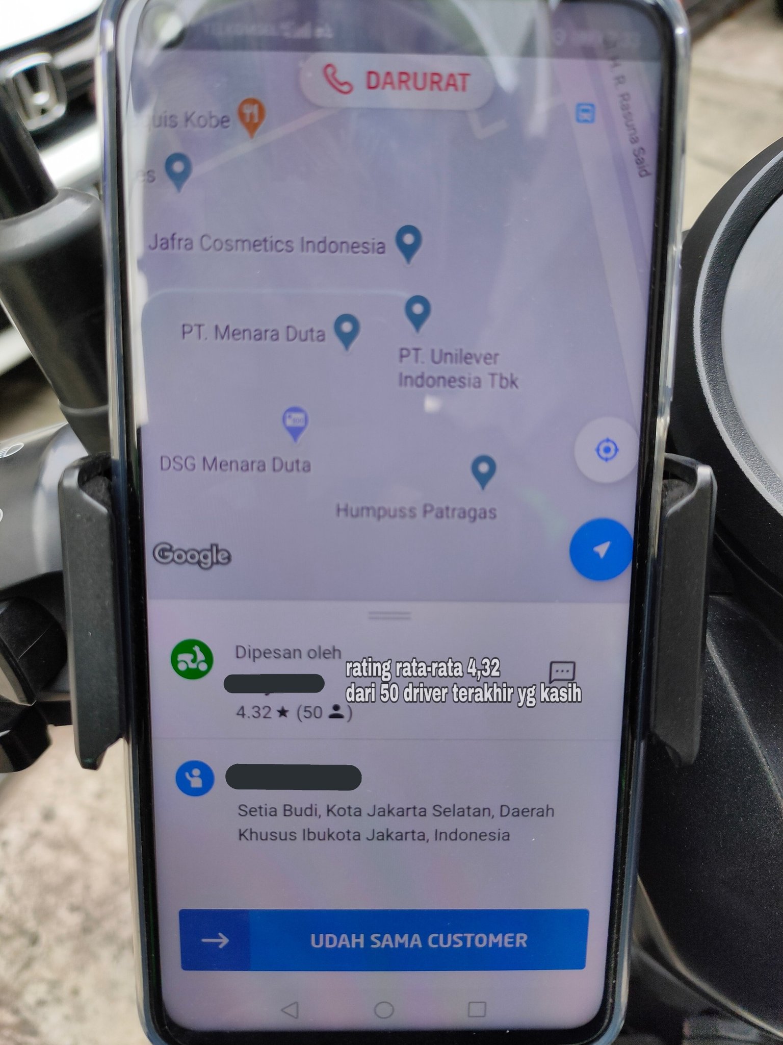 mz ojol on Twitter: "Buat customer gojek kalo pengen tahu berapa rating kalian, bisa tanya ...