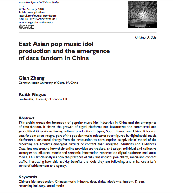 International Journal of Cultural Studies on Twitter: "Online First ...