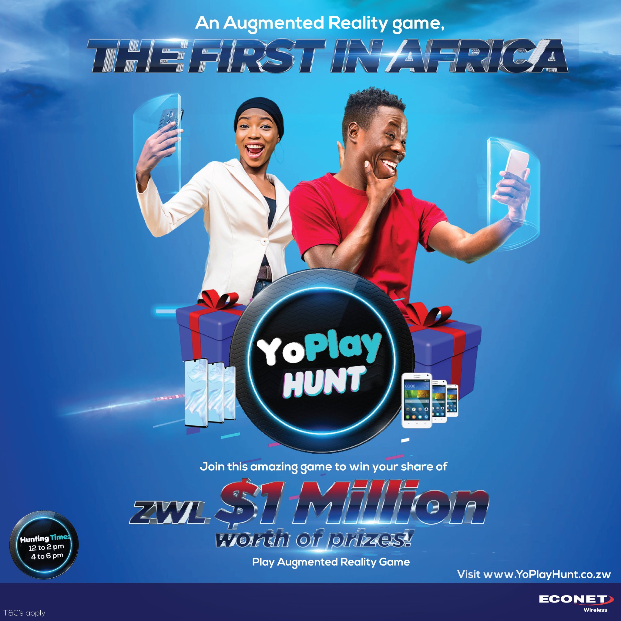 Econet Wireless On Twitter Join Yoplayhunt The First Augmented
