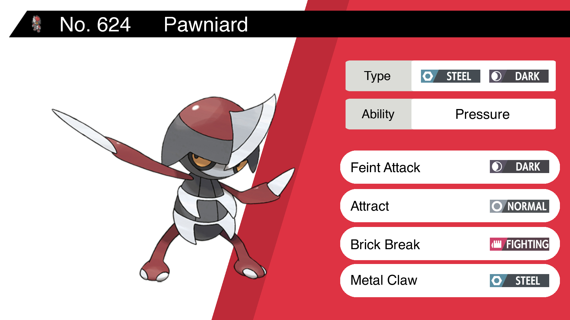 Pawniard Evolution Chart