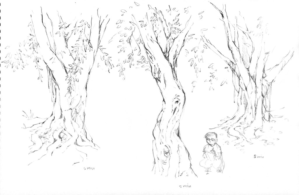 「งานtree practice 5-10นาทีในคาบ! 」นอกใจคนแก่ Social Detox | Commission OPEN |の漫画