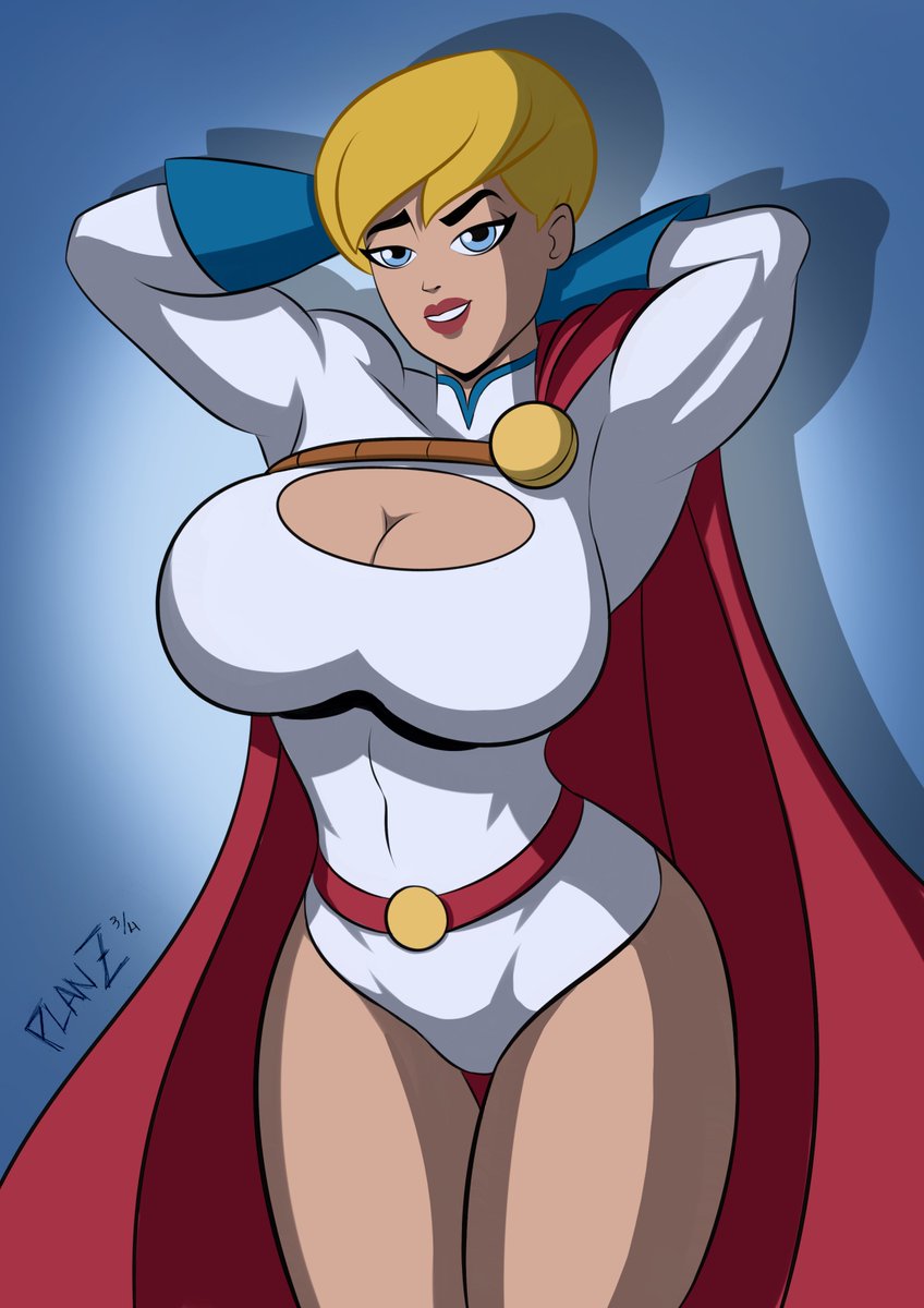 DCSHG Busty Power Girl by JustafunGUY23 -- Fur Affinity [dot] net