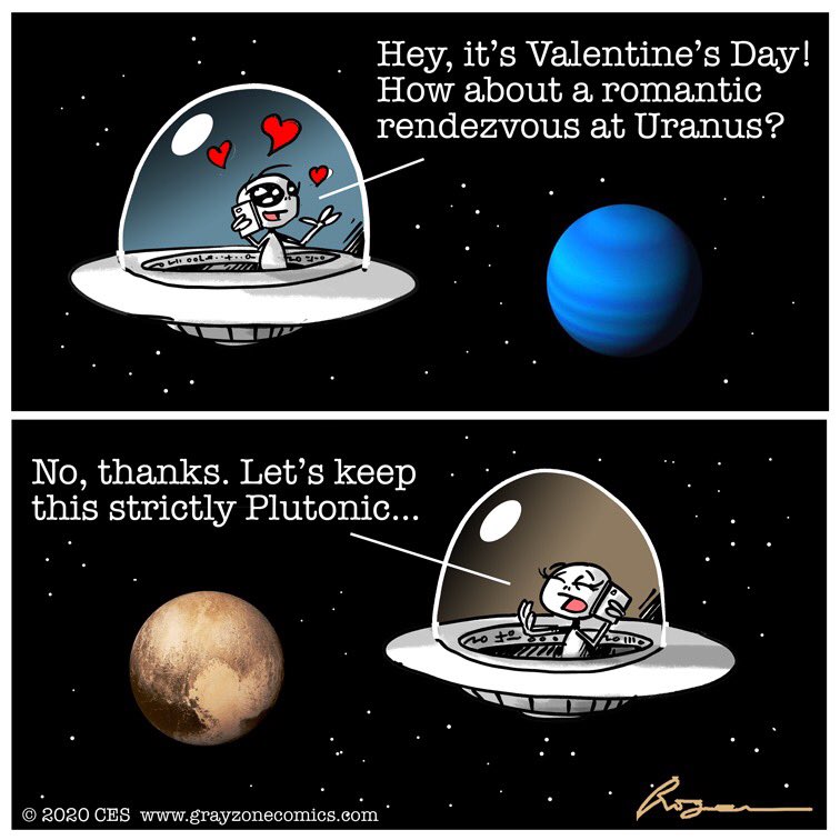 Planet Pluto Funny Comics
