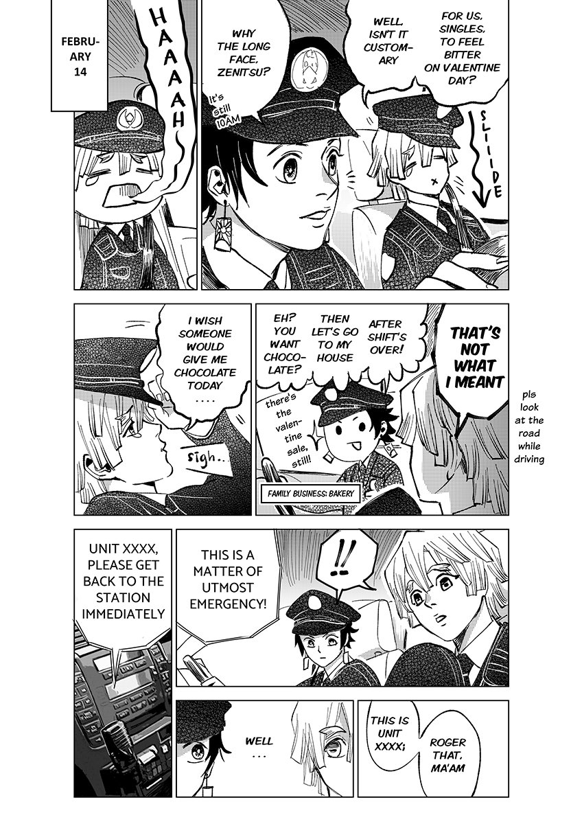 TKG • Mangafest @ C21 on Twitter: "宇善 : Happy Valentine's day! #uzen #uzuzen . Uzen police!AU ...