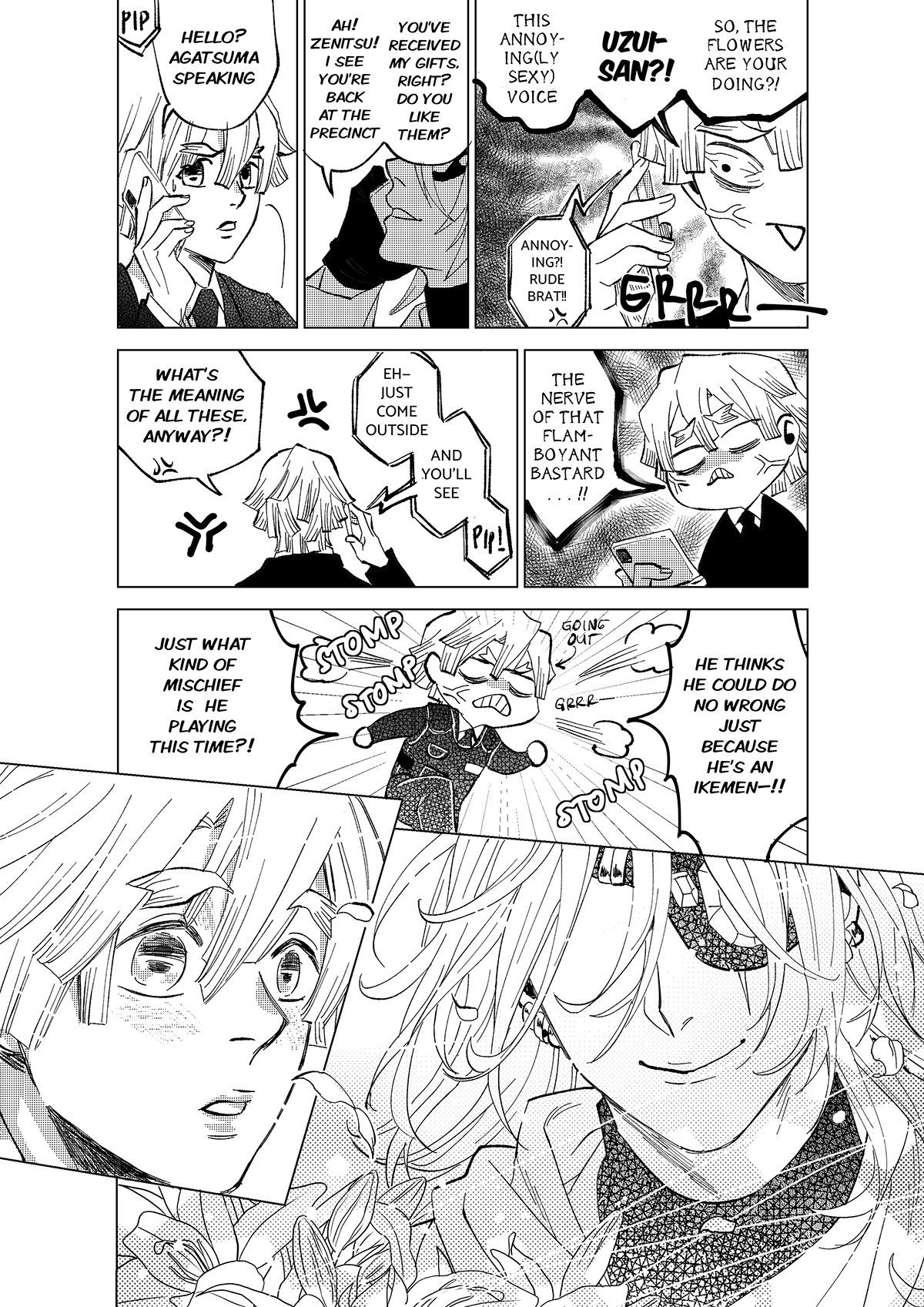 TKG • Mangafest @ C21 on Twitter: "宇善 : Happy Valentine's day! #uzen #uzuzen . Uzen police!AU ...