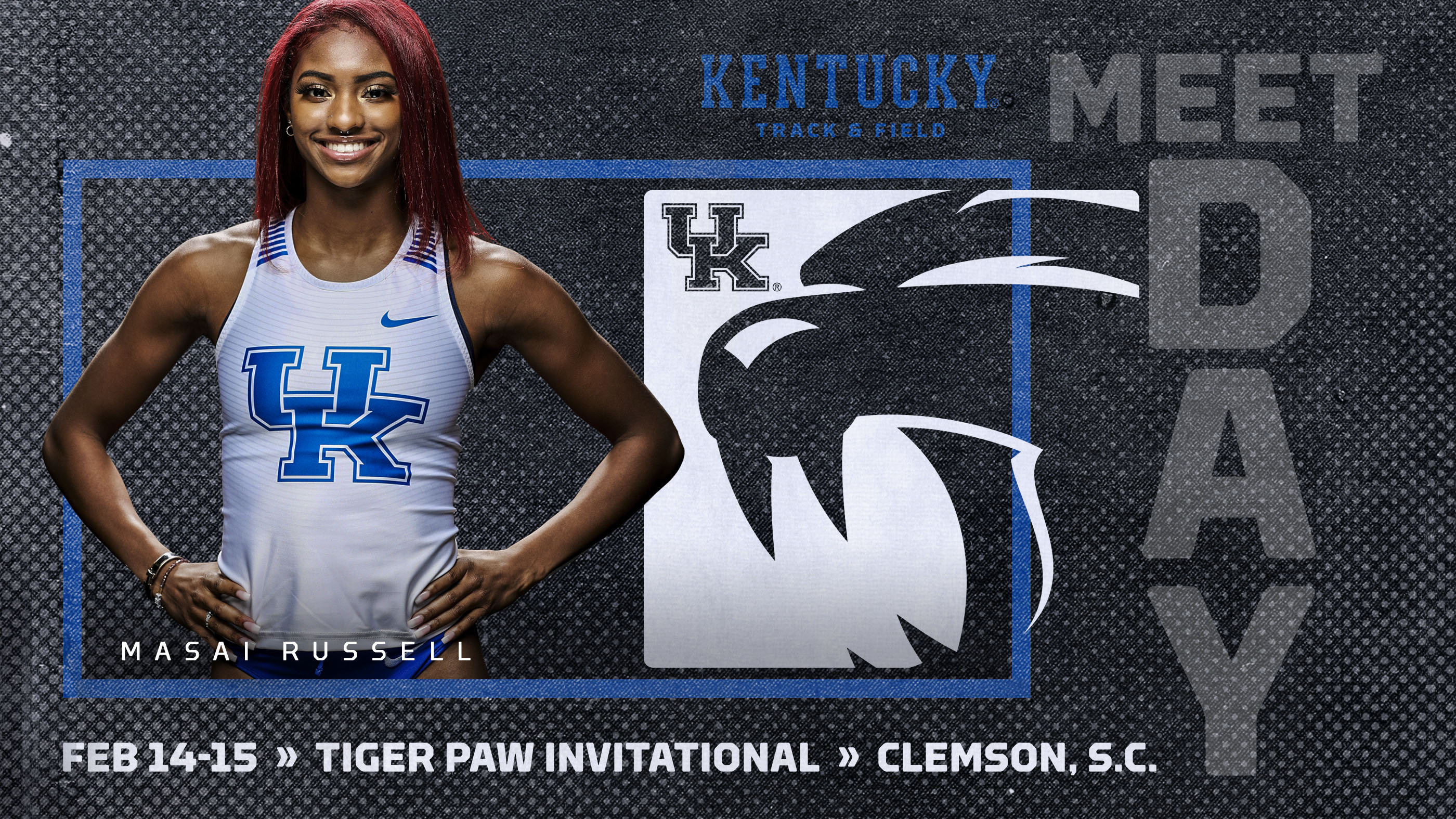 UK Track & Field on Twitter: "Masai Russell takes 5th in the 60m hurdles final with an 8️⃣ ...