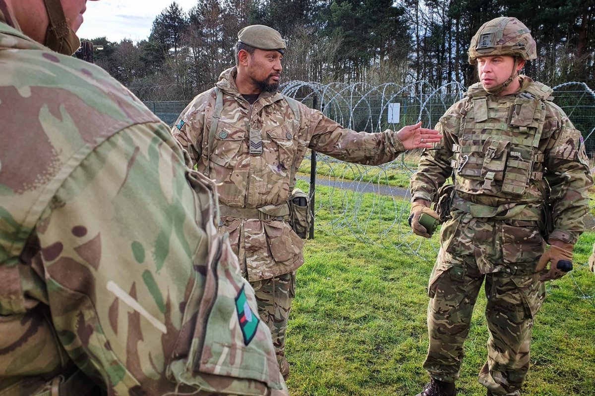 Pioneer training for 2 YORKS_REGT, is led by the Pioneer Sergeant, one ...