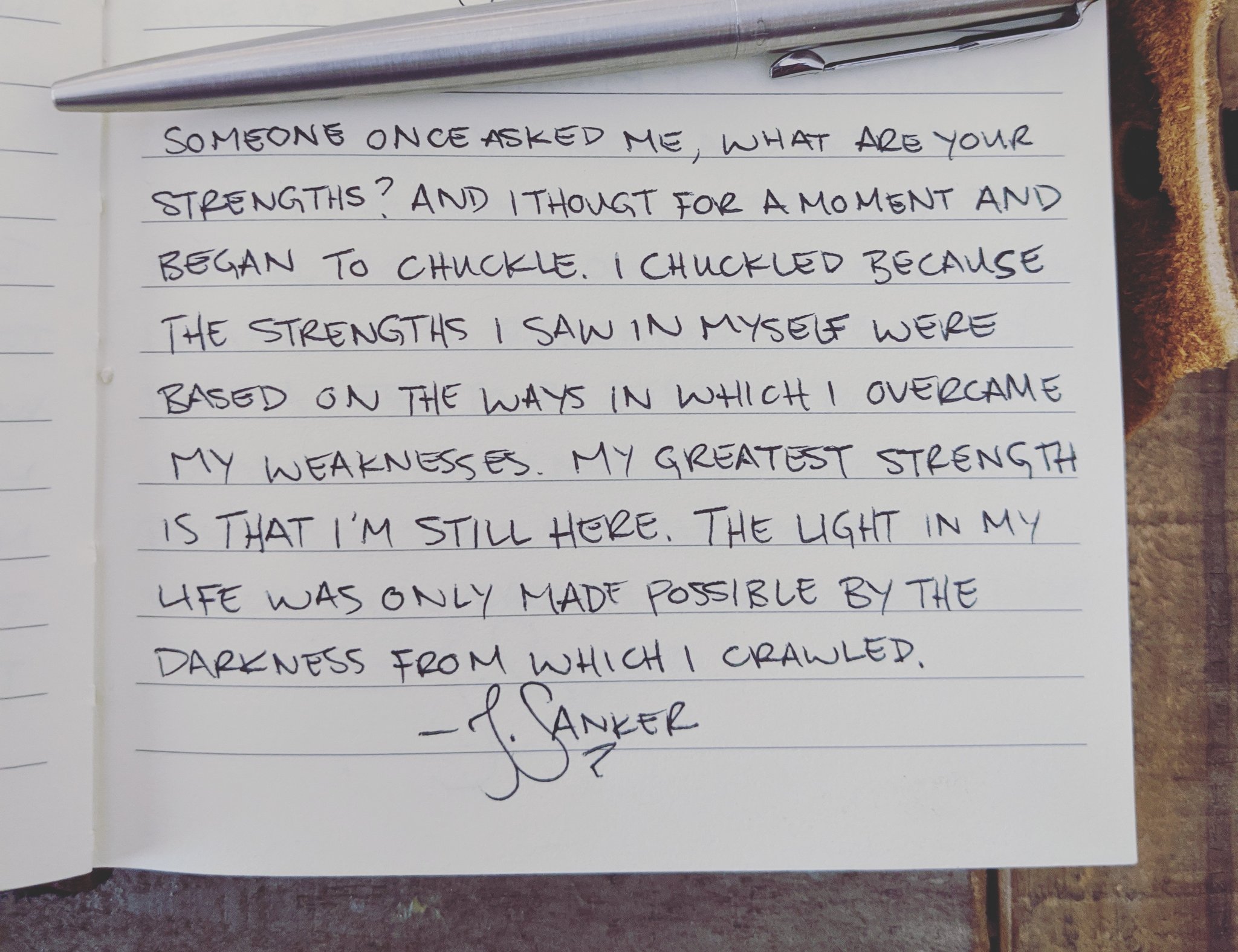 Weakness Poems Quotes Lyrical Knits: "I Read A Quote Somewhere That
